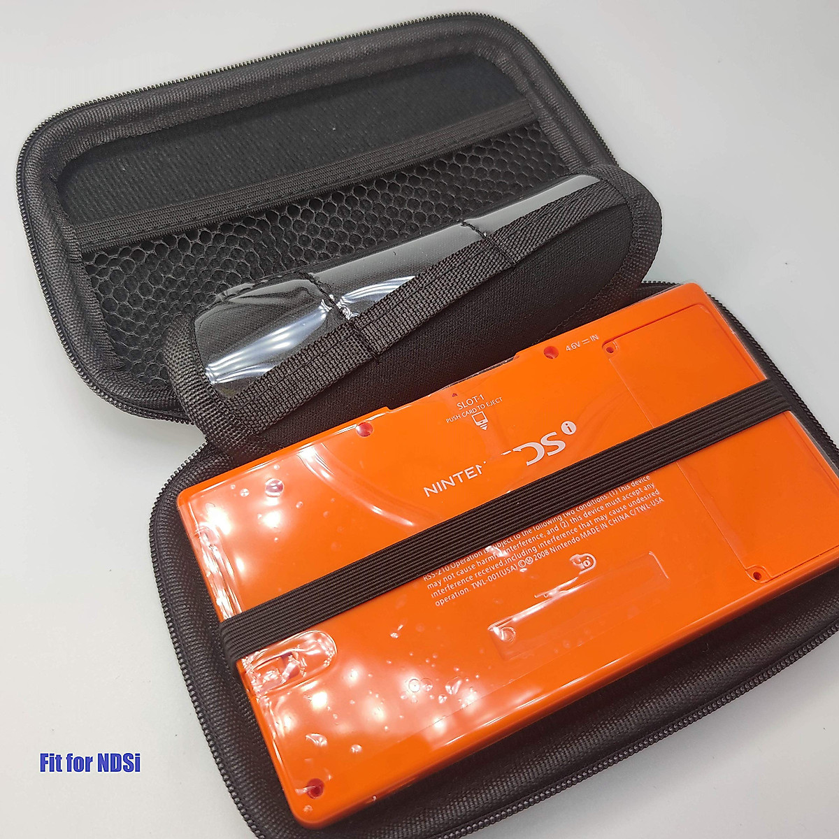 Travel Carrying Protective Cover EVA Hard Case Storage Bag Replacement for Game Boy Advance Color Pocket GBA GBC GBP Console for Nintendo DS Lite NDSL NDSi (Black)