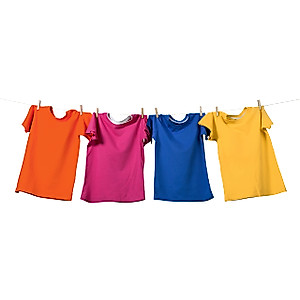 Dependable Industries Inc. Essentials Laundry Clothesline Kit 100ft Cotton Line, 2 Rustproof Pulleys, and 2 Spreaders White