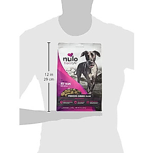 Nulo Freestyle Freeze-Dried Raw, Ultra-Rich Grain-Free Dry Dog Food for All Breeds and Life Stages with BC30 Probiotic for Digestive and Immune Health