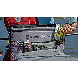 Perception Kayaks Splash Three Pocket Organizer - for Kayaks, Grey, One Size