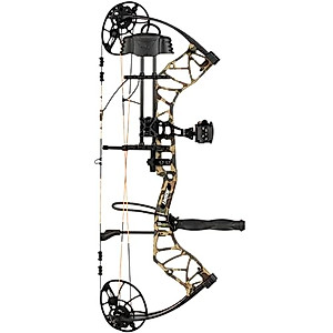 Bear Archery Legit Compound Bow, Right Hand, 14"-30" Draw Length, 10-70 lbs Draw Weight, Fred Bear