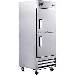 Nexel Reach In Split Door Freezer, 2 Solid Doors, 23 Cu. Ft.