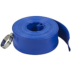 Poolmaster 32170, Essential Collection Heavy-Duty Swimming Pool Backwash Hose, 1 1/2-Inch x 50-Feet
