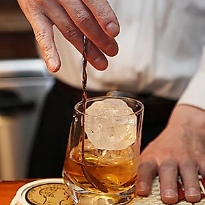 NUTJAM Stainless Steel Ice Pick,1 Pack Pick Tool with Safety Cover, Non-slip Wooden Handle Pick for Bars, Kitchen, Bartender Breaking Ice