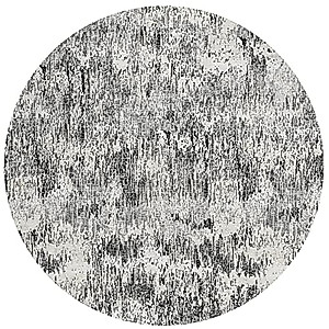 Addison Rugs Indoor/Outdoor Accord AAC31 Gray Washable 8' x 8' Round Rug