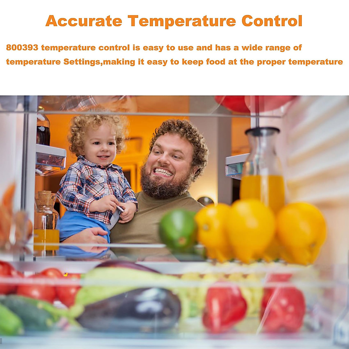 800393 Refrigerator Temperature Control Kit,Compatible with True Refrigerators Parts,Freezer Thermostat,Refrigerator Thermostat,Replace 800306,831932,461387,Fit TC,TSD,T Series,GDM,GEM,G4SM