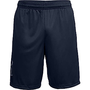 Under Armour mens Tech Graphic Shorts , Academy Blue (409)/Steel , X-Large Tall