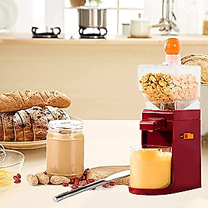 Fbaiyy Household Peanut Grinder, Mini Peanut Butter Machine, Electric Grain Grinder with Non-Slip Base, for Almonds, Coffee Bean Grinder