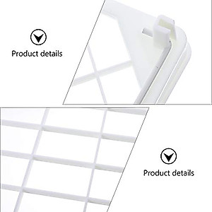 DOITOOL Foldable Cabinet Storage Rack Cosmetic Makeup Shelf Bathroom Countertop Organizer Kitchen Counter Storage Shelves Office Desktop Stationery Rack