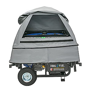 GenTent Generator Running Cover - Universal Kit (Standard, Grey) - for Open Frame Generators