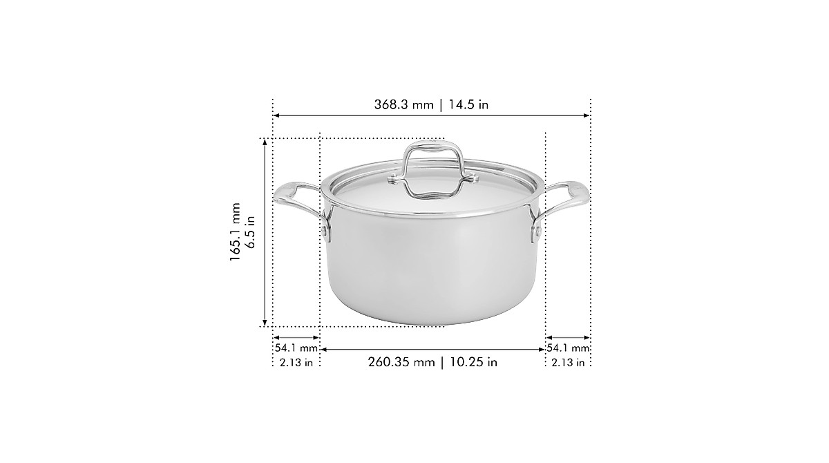 HENCKELS Clad Impulse 10-Pc Stainless Steel Cookware Set