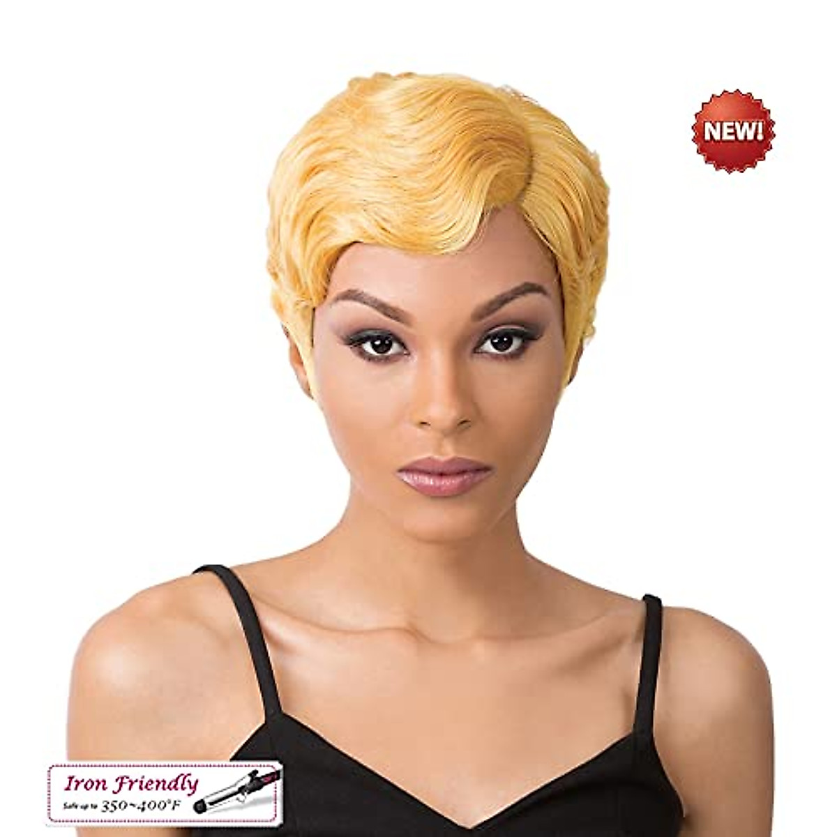 It's A Wig Synthetic Hair Wig Nuna (1B - OFF BLACK)