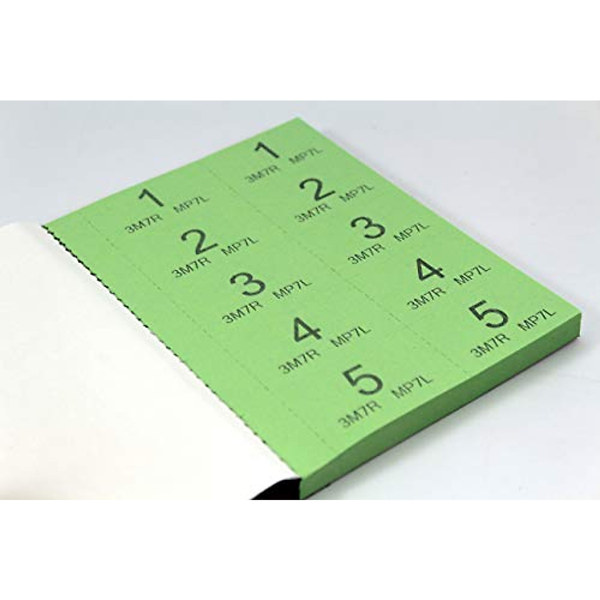 Silvine Cloakroom/Raffle Tickets, Numbered 1-500 with Security Numbering. Ref CRT5555, Single