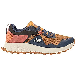 New Balance Women's Fresh Foam X Hierro V7 Trail Running Shoe, Golden Hour/Moon Shadow/Red Clay, 8.5