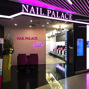 iKefe 24 x 12 Inch 16 Colors Gradient Running Effect LED Open Lights, LED Neon Light Up Open Sign with Remote Timer, Large Lighted Signage Sign for Business Hours, Shop, Nail, Hair Salon (Blue Base)