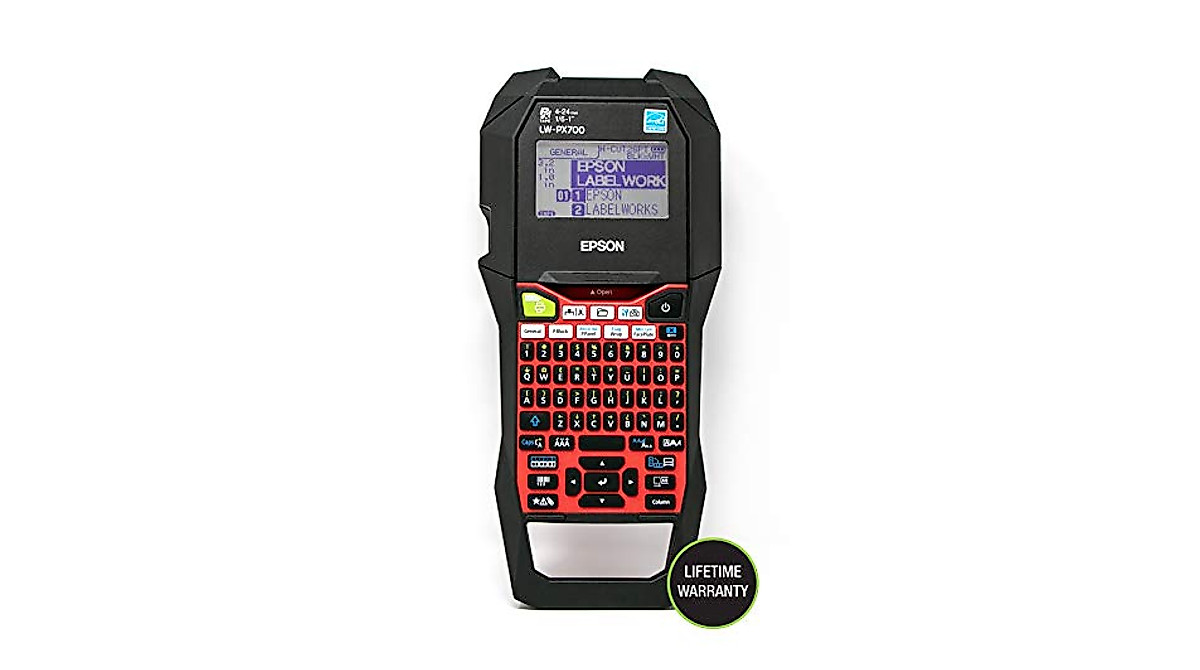 Epson LABELWORKS LW-PX700 Industrial Label Maker - Durable & Portable