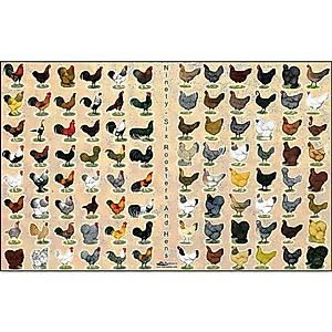 CafePress 96 Roosters And Hens Mug Ceramic Coffee Mug, Tea Cup 11 oz