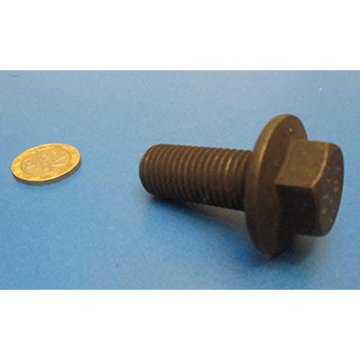 Class 10.9 Black Oxide Steel Flange Bolts M16 x 2 mm x 40 mm Long FT 5 pcs