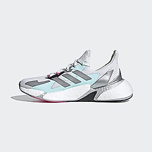 adidas womens X9000L4,Crystal White/Silver,8 M US