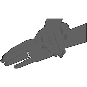 VIR JEWELS 1 cttw Diamond Wedding Anniversary Band for Women 5 Stone Champagne Diamond Engagement Ring 14K White Gold Prong Set Size 7