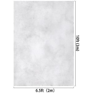 Kate 6.5x10ft Light Grey Backdrops Grey&White Video Backdrop Abstract Photography Backdrops Portrait Backgrounds Microfiber Grey Backdrop