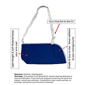 Therapist's Choice® Universal Arm Sling, Blue