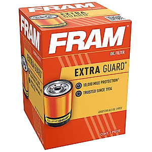 FRAM Extra Guard PH3387A, 10K Mile Change Interval Spin-On Oil Filter