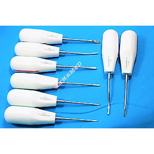 New Dental Luxating Elevators 8 Pcs Luxating Root Elevators Dental Instruments