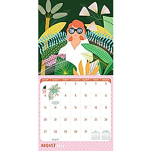 Plant Lady Wall Calendar 2023: More Plants, More Happiness