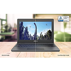 2022 Newest ASUS Military-Grade Student Laptop, 11.6" HD Certified Eye-Care Display, Intel Dual-Core Processor, 4GB RAM, Ethernet Port, Spill-Resistant Keyboard, Win10 Pro (256GB Storage) (Renewed)