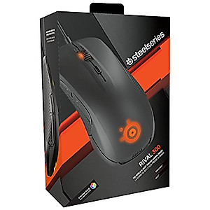 SteelSeries Rival 300, Optical Gaming Mouse - Black