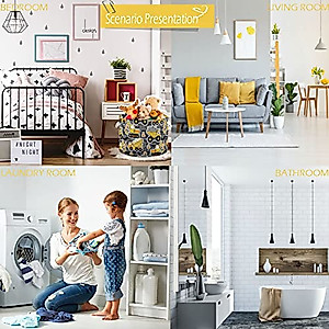 visesunny Construction Machine Grey Pattern Laundry Baskets Fabric Storage Bin Storage Box Collapsible Storage Basket Toy Clothes Shelves Basket for Bathroom,Bedroom,Nursery,Closet,Office