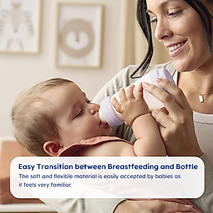 MAM Bottle Nipples Medium Flow Nipple Level 2, for 2+ Months, SkinSoft Silicone Nipples for Baby Bottles, Fits All MAM Bottles, 2 Pack