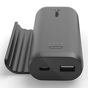 Belkin Gaming Power Bank with Stand (Play Series) 5K Portable Charger with Smartphone Stand (Watch Videos and Play Games While Charging) Battery Pack