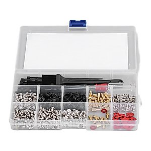 Shanrya ComputerScrewParts, 366 Pcs 10Types ComputerScrewSet for Installation