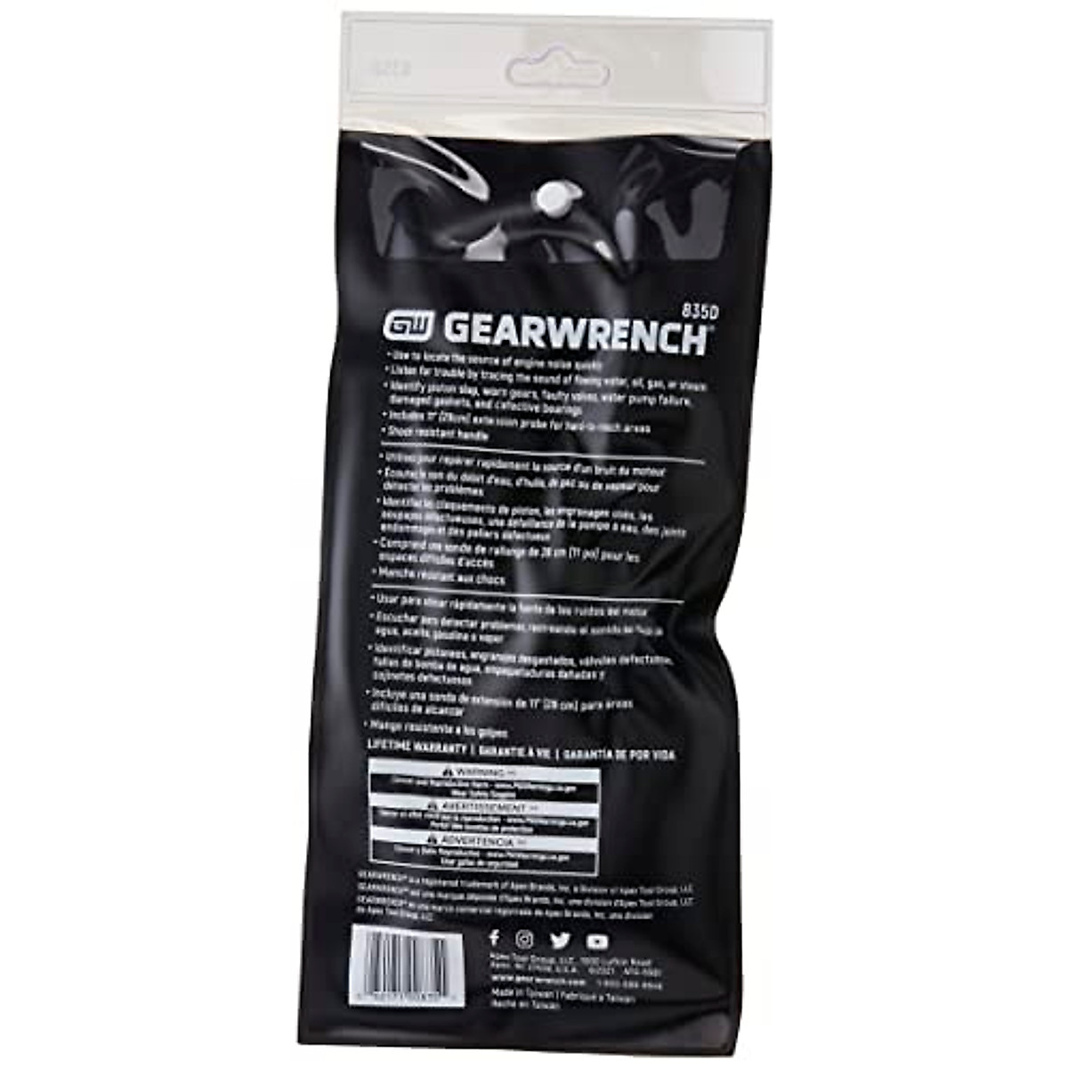 GEARWRENCH Mechanic's Stethoscope - 835D