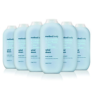 Method Body Wash, Wind Down, 18 oz, 6 pack, Packaging May Vary