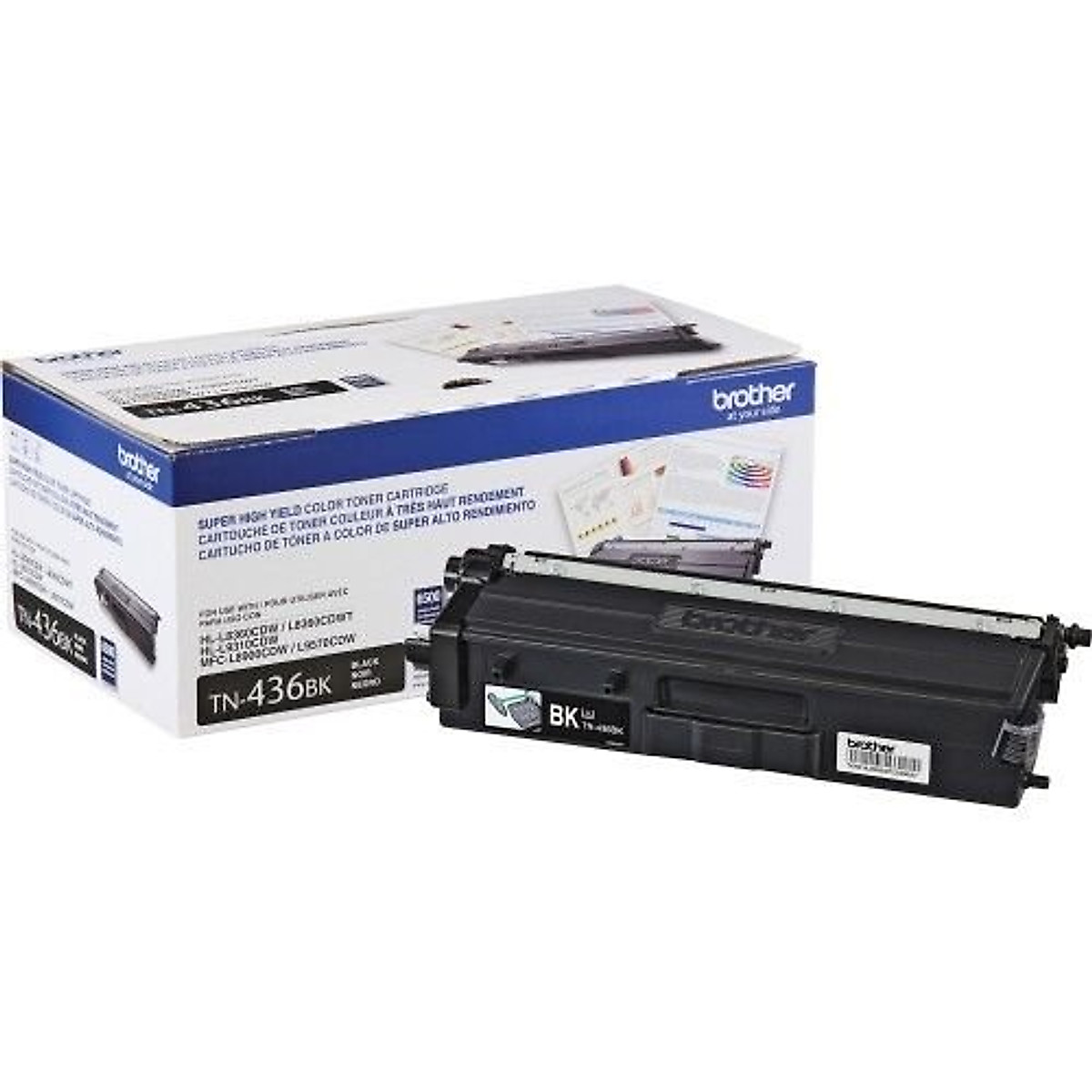 Brother MFC-L8900CDW Toner Cartridge Set (TN436BK & TN431CL) with Drum Unit (DR431CL)