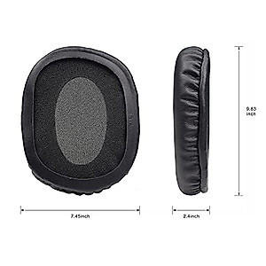 MOLGRIA Ear Pads Cushion, Replacement Velour Earpads for Logitech G Pro X with Blue Voice Mic Filter Tech Gaming Headphones