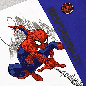 Marvel Boys Spiderman T-Shirt And Shorts Set Multicolored Size 4