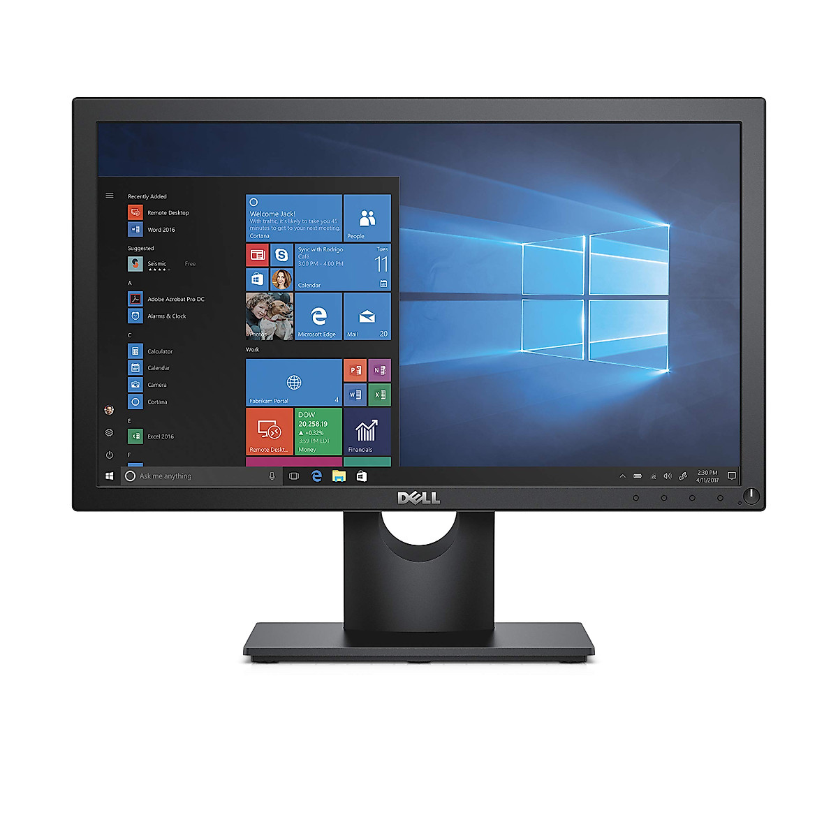 Dell E1916H 18.5" Widescreen LED-Backlit LCD Monitor,Black