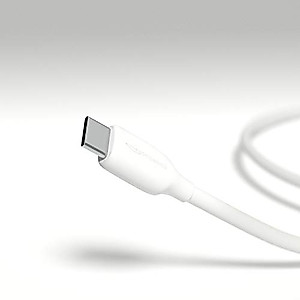 Amazon Basics Fast Charging 3A USB-C3.1 Gen1 to USB-A Cable - 10-Foot, White