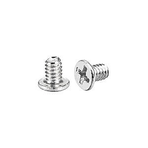 Tool parts M1.4x2mm Laptop Computer Screws 2.5mm Dia Head Screw Silver Tone 50pcs