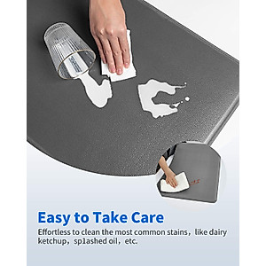 SIXHOME Kitchen Rugs and Mats Kitchen Mat Set of 2 Anti Fatigue Standing Mat for Kitchen, Office, Laundry Room and Stand-up Desks