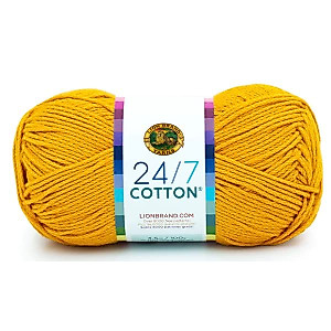 Lion Brand Yarn - 24/7 Cotton - 6 Skein Assortment (Autumn)