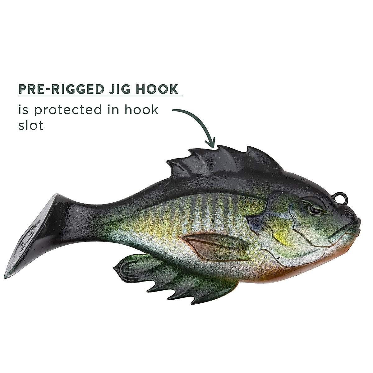 Catch Co 10,000 Fish Head Hunter 3.25" Soft Swimbait (License to Gill)