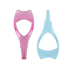 Pack of 2 Mascara Shield Applicator Guard, Lash Shield for Mascara, 3 in 1 Eyelashes Tools Mascara Shield Applicator Guard, No Mess Mascara Guard, Eyelid Shield for Putting on Mascara
