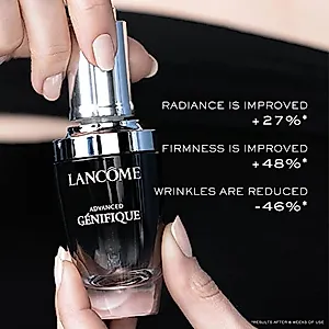 Lancôme Advanced Génifique Face Serum - For Fine Lines & Boosts Radiance - With Bifidus Prebiotic, Hyaluronic Acid & Vitamin Cg - 3.9 Fl Oz