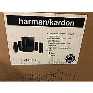 Harman Kardon HKTS 16BQ 5.1 Channel Home Theater Speaker Package (Black)