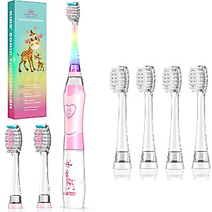 DADA-TECH Kids Electric Toothbrush with Replacement Heads (DT-K6)